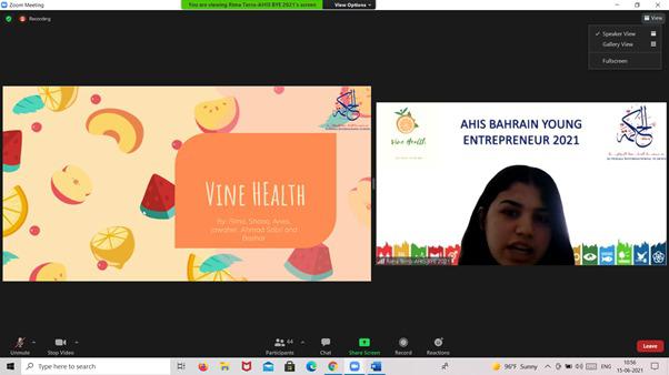 Bahrain Young Entrepreneurs 2021 - Al Hekma International School