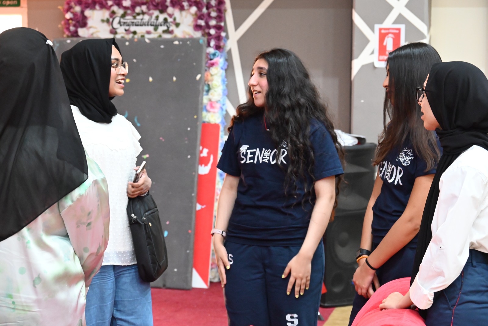 AHIS Seniors of G12 Meet Aleena Alumni 2021 - Al Hekma International School