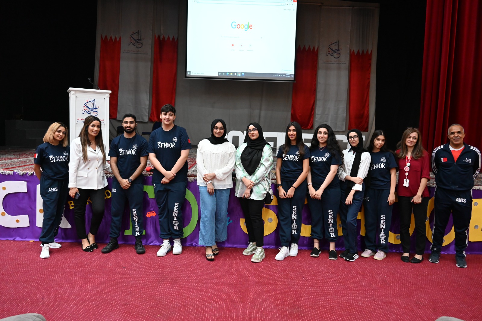 AHIS Seniors of G12 Meet Aleena Alumni 2021 - Al Hekma International School