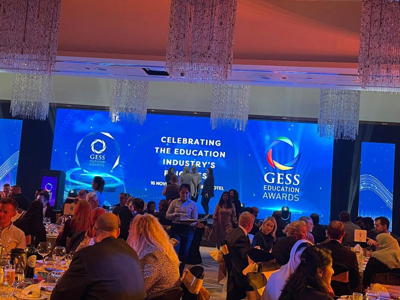 AHIS earning the GESS Award - Al Hekma International School